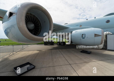 Turbofan IHI Corporation F7 of the maritime patrol aircraft Kawasaki P ...