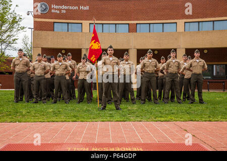 U.S. Marines with Headquarters and Services Battalion, U.S. Marine ...