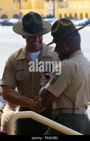 Sgt. Maj. James Porterfield, the incoming I Marine Expeditionary Force ...