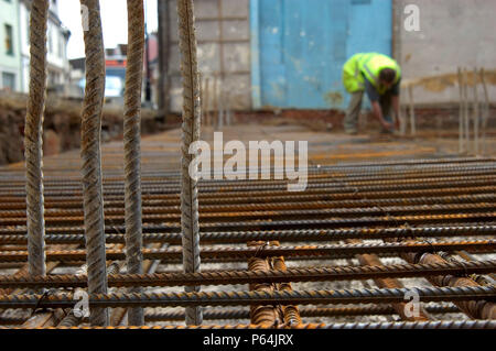 Concrete reinforcement: steel rebar coils Stock Photo - Alamy