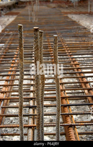 Concrete reinforcement: steel rebar coils Stock Photo - Alamy
