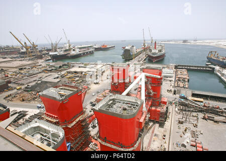 Dubai Dry Dock, Jumeirah, Dubai, United Arab Emirates, June 2007 Stock ...