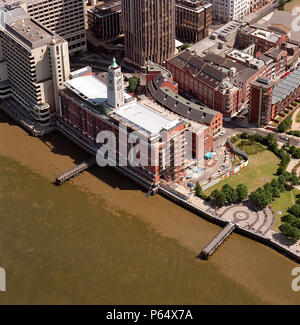 A general view of The OXO Tower from the river bank.The daily number of ...
