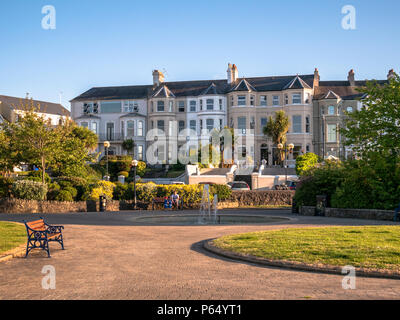 Seafront houses in Bangor, Co Down Stock Photo - Alamy