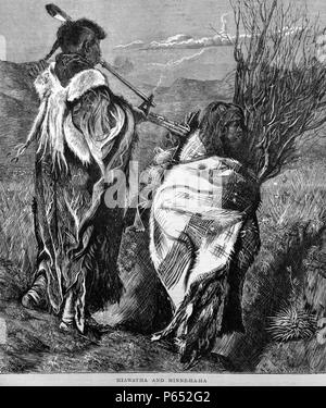 NATIVE AMERICANS SMOKING Stock Photo - Alamy