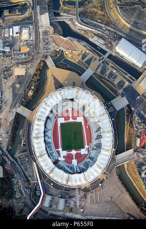 Aerial Photography of Olpmpic Park, Stratford site of London 2012 ...