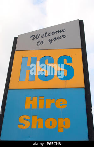 HSS Tool Hire Shop Sign, Cambridge, England, UK Stock Photo - Alamy