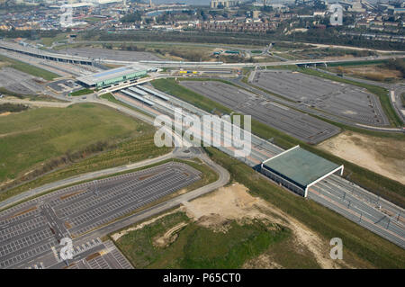 Aerial View of Ebbsfleet International Station, opened on 29 Jan 2008 ...