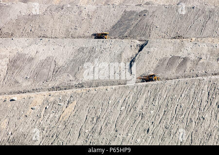 The Beltana number 1 mine, an open cast or drift coal mine managed by ...