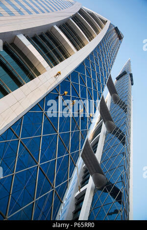 WS ATKINS BWTC BAHRAIN WORLD TRADE CENTRE Stock Photo - Alamy