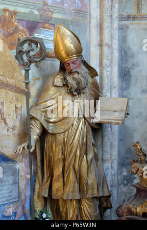 Saint Ambrose statue in the church of Immaculate Conception in ...