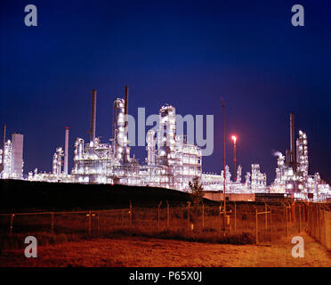 oil refinery, chemical plant, Leuna, Germany, Sachsen-Anhalt, BR Stock ...