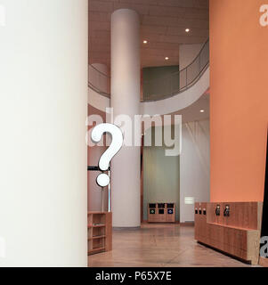Interior of the Ray and Maria Stata Center or Building 32, designed ...