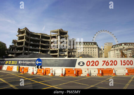 Demolition of the officially known as Greater London Council Overflow ...
