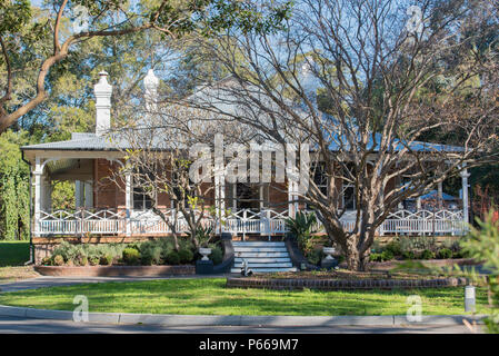 Melrose House built in 1890 and part of the Grantham Heritage Park in ...