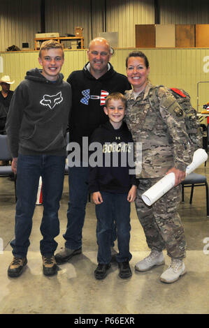 (Left to right) the 219th RED HORSE Squadron Commander Col. Rusty Vaira ...