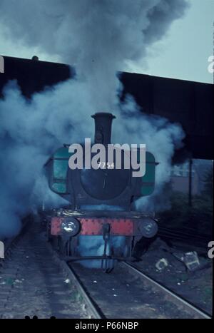 Great Western Railway 5700 Class Pannier Tank No.7154 in industrial ...