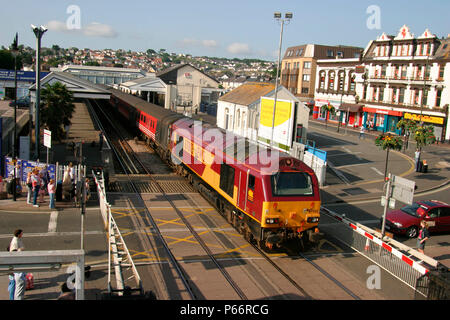 Diesel Class no 67: 67002 Arriva train in Holyhead Wales Stock Photo ...