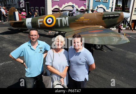 Sarah Tysoe, niece of pilot of the 'Monaghan Spitfire' Flight ...