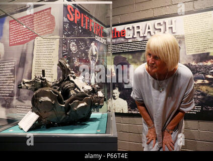 Sarah Tysoe, niece of pilot of the 'Monaghan Spitfire' Flight ...