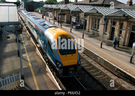 A Midland Mainline service to London St Pancras, formed of a class 170 ...