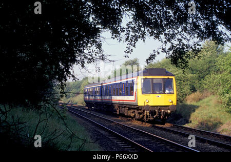 Derby Lightweight, first generation DMU at work on the Bedford to ...