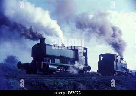 Andrew Barclay saddle tank No 1219 Caledonia Works at Buckfastleigh ...