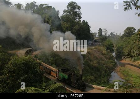 A scene at Tipong Colliery Assam on Saturday 31st March 2007 with ex ...