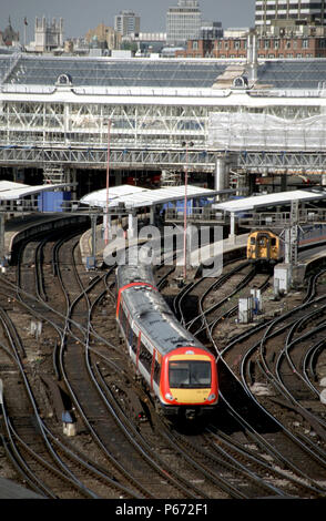 South West Trains (SWT) class 450 outer suburban electric train at St ...