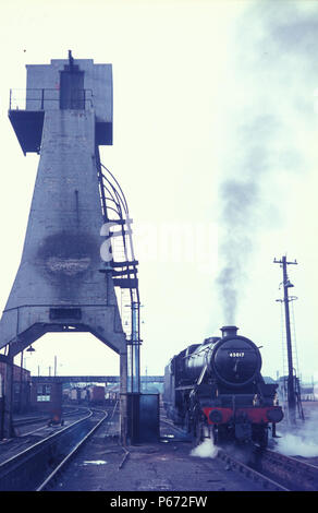 The Coaling Tower at Carnforth Locomotive Depot 1 August 1968 Stock ...