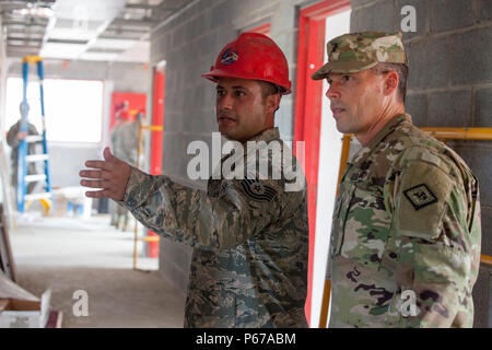 U.S Army Brig. General Gregrey Bacon of the Arkansas National Guard is ...