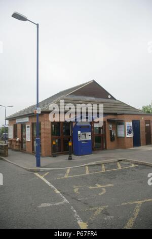 Station building at Haddenham and Thame Parkway station ...