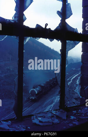 Industrial dereliction at Hafod Rhys Colliery as a Hunslet Austerity ...