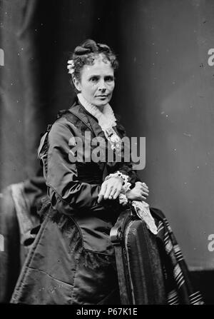 President James Garfield and his wife Lucretia Rudolph Garfield Stock ...