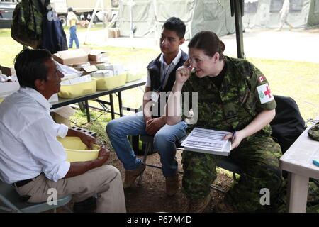 Canadian Navy Lt. Andrea Feist, assigned to the Canadian Forces Health ...