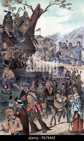 Native Americans in American Civil War Stock Photo - Alamy