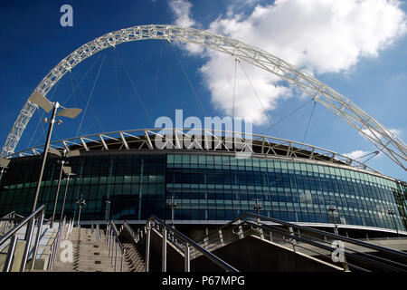 Wembley Stadium was designed by architects HOK Sport and Foster ...