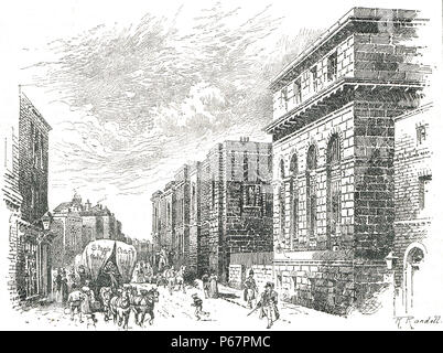 old bailey london 1814 Criminal Court Crown medieval Newgate Gaol Stock ...