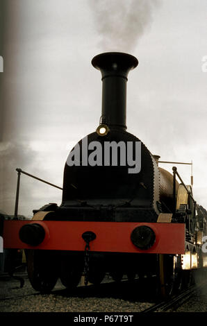 Iron Duke broad gauge replica steam engine on display at National ...