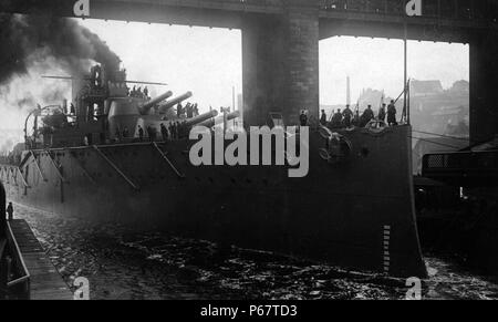 The super-dreadnought Monarch Stock Photo - Alamy
