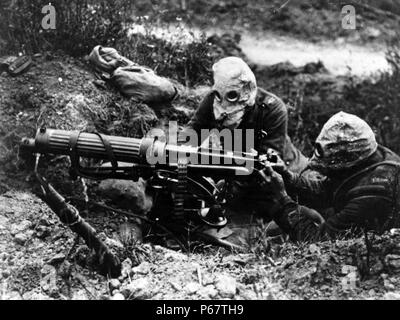World War I Machine Gun Corps brass shoulder title in the shape of the ...