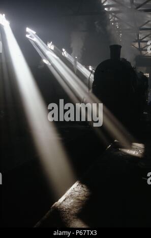 A Chinese SY Class industrial Mikado 2-8-2 at Baotou Steelworks, Inner ...