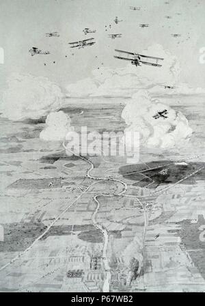 German World War 2 military aircraft undergoing restoration Stock Photo ...