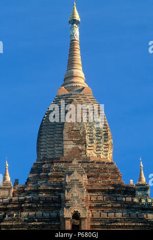 Detail of wat temple. Pagan, Burma, Myanmar Stock Photo - Alamy