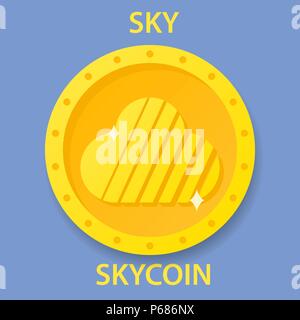 Skycoin - Crypto Currency Icon Stock Vector Image & Art - Alamy