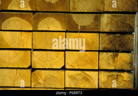 Wooden railway sleepers stacked ready for use. C1994 Stock Photo - Alamy