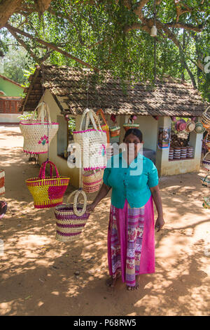MATARA, SRI LANKA - JANUARY 25, 2014: Unidentified girl from Matara ...