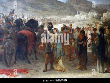 JEPHTHAH AND DAUGHTER Stock Photo - Alamy