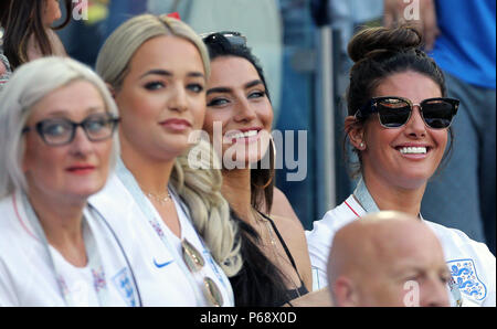 Megan Pickford, wife of England goalkeeper Jordan Pickford with their ...