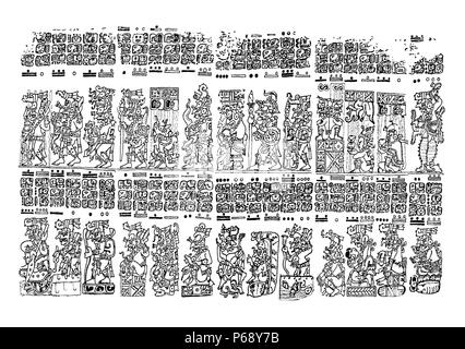 The Dresden Codex (Codex Dresdensis) Pre-Columbian Mayan book of tthe ...